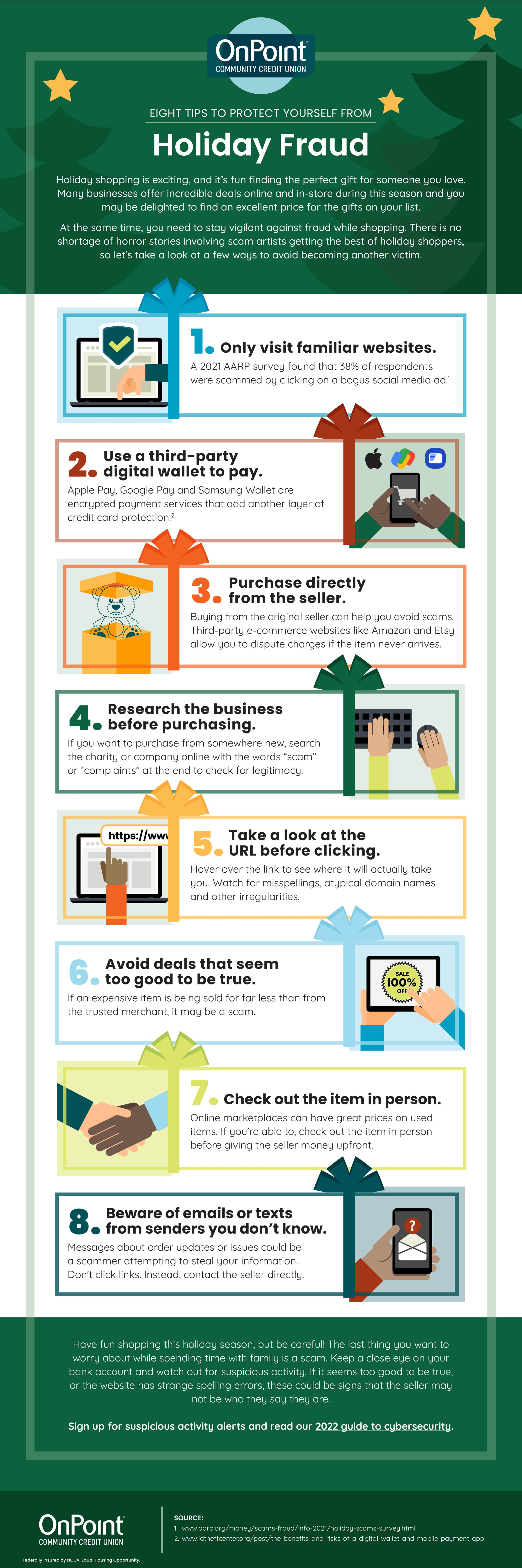 8 tips to protect yourself from holiday fraud — OnPoint 8 tips to protect yourself from holiday fraud — OnPoint